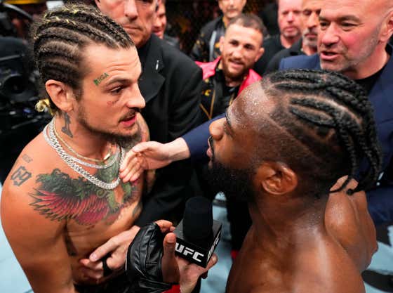 Aljamain Sterling & Suga Sean Get Face-To-Face After Aljo Grinds Out A ...