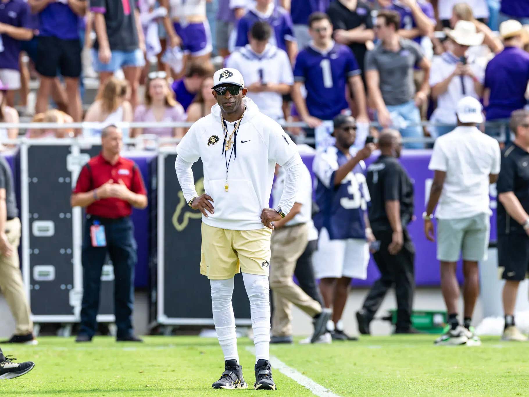Deion Sanders Is Fully Embracing His Inner Football Guy By Sleeping In ...