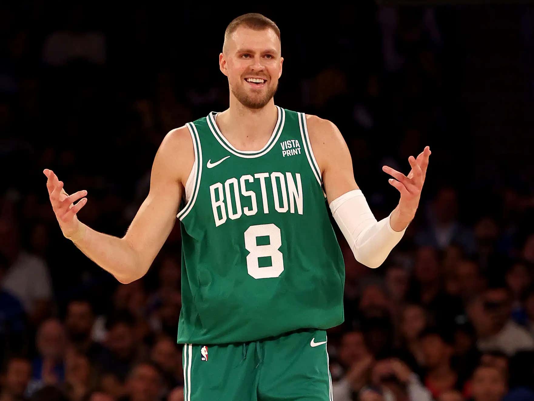 BAH GOD THAT'S KRISTAPS PORZINGIS MUSIC!!!! | Barstool Sports