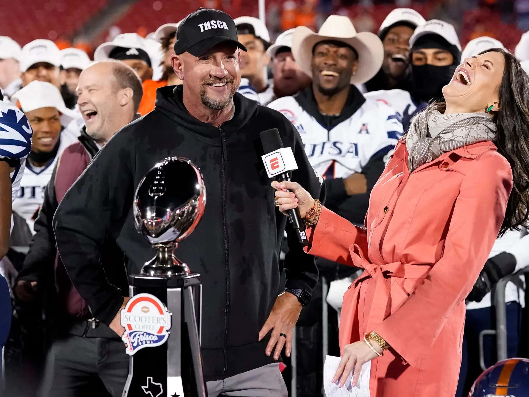 The Highlight Of UTSA's Head Coach Jeff Traylor's Career: Coffee ...