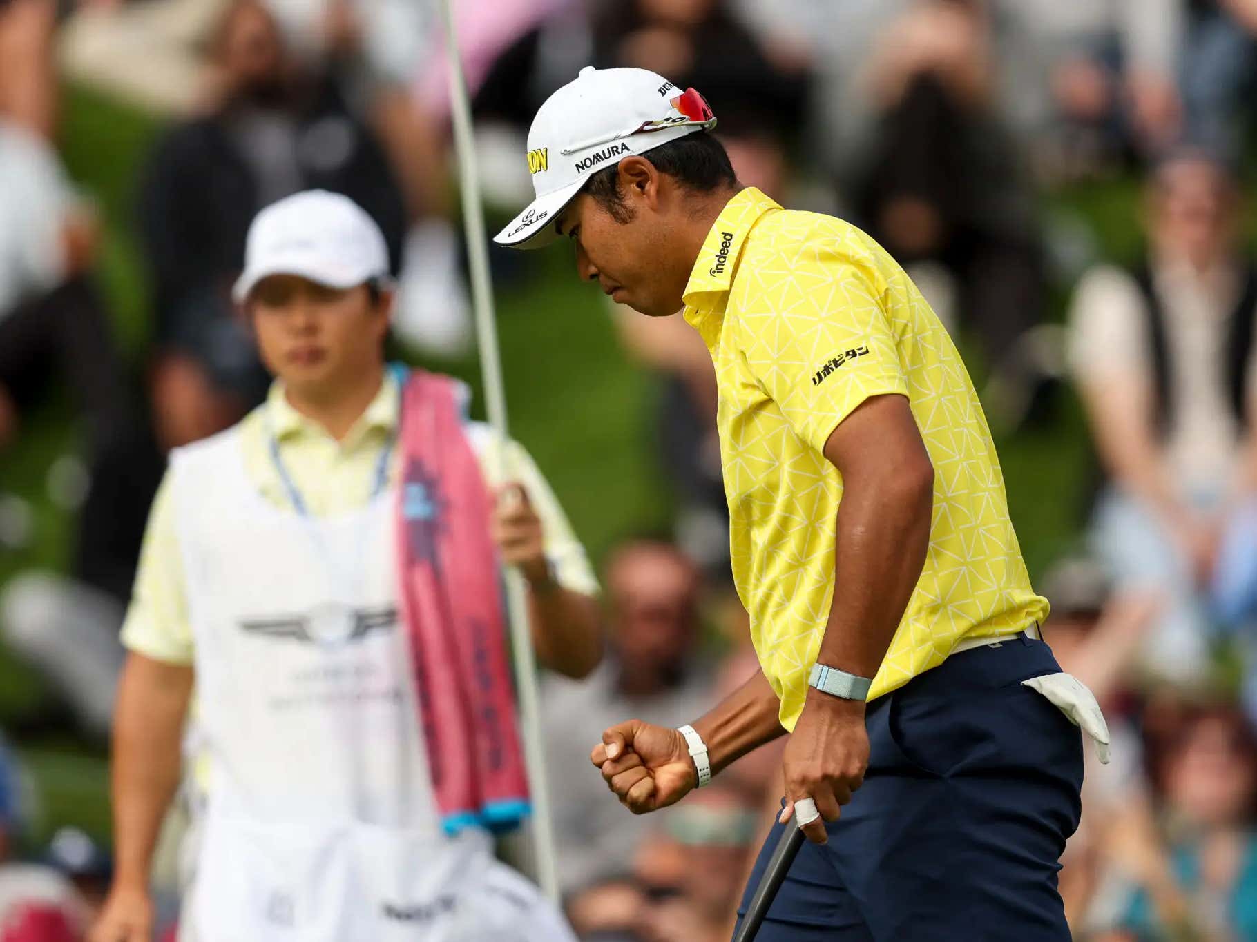 Hideki Matsuyama Wins Genesis Invitational With Sunday 62, Then His Caddie Steals The Show Once ...