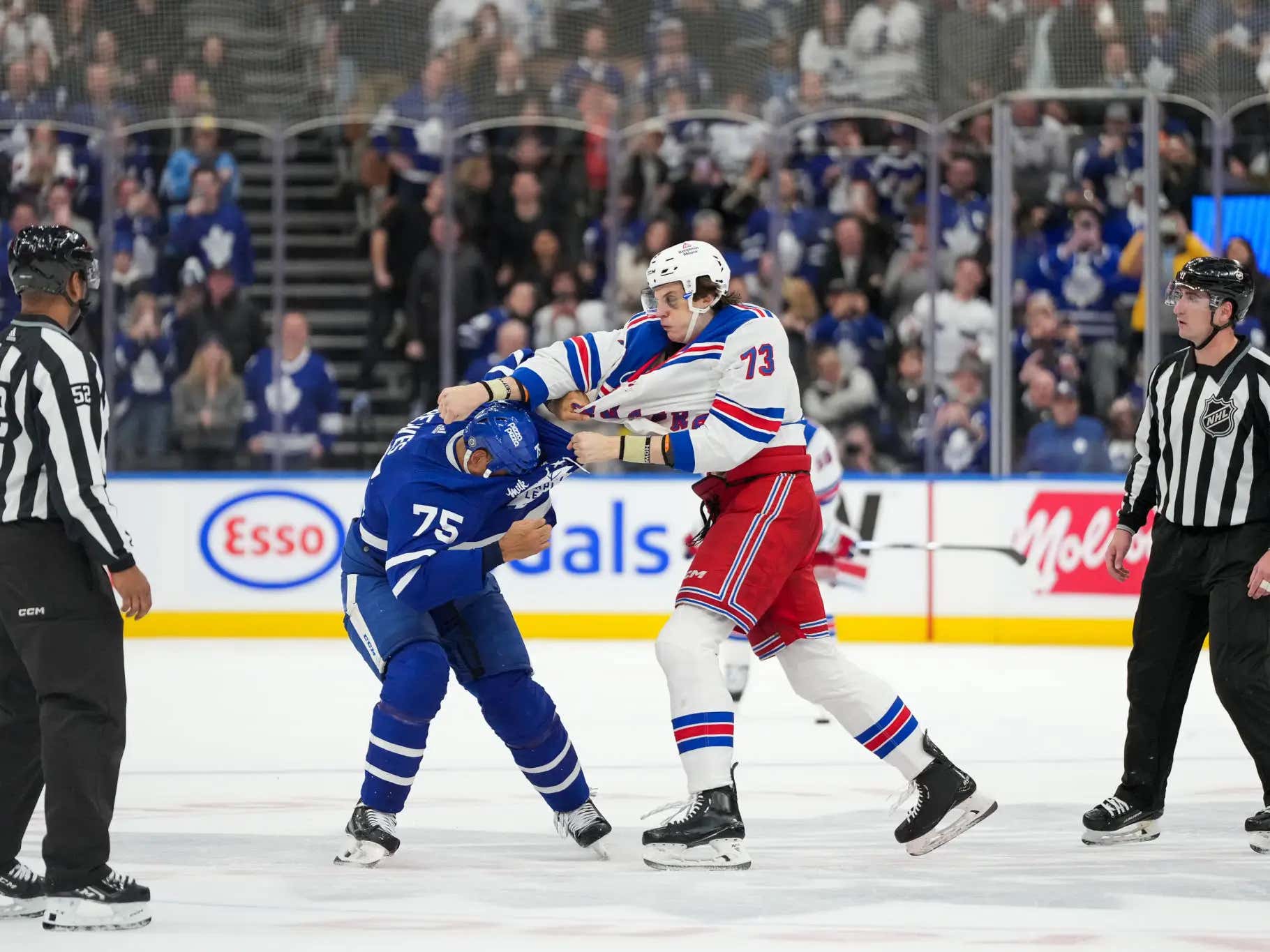 The Matt Rempe vs Ryan Reaves Fight At Center Ice Was Epic, But Should ...