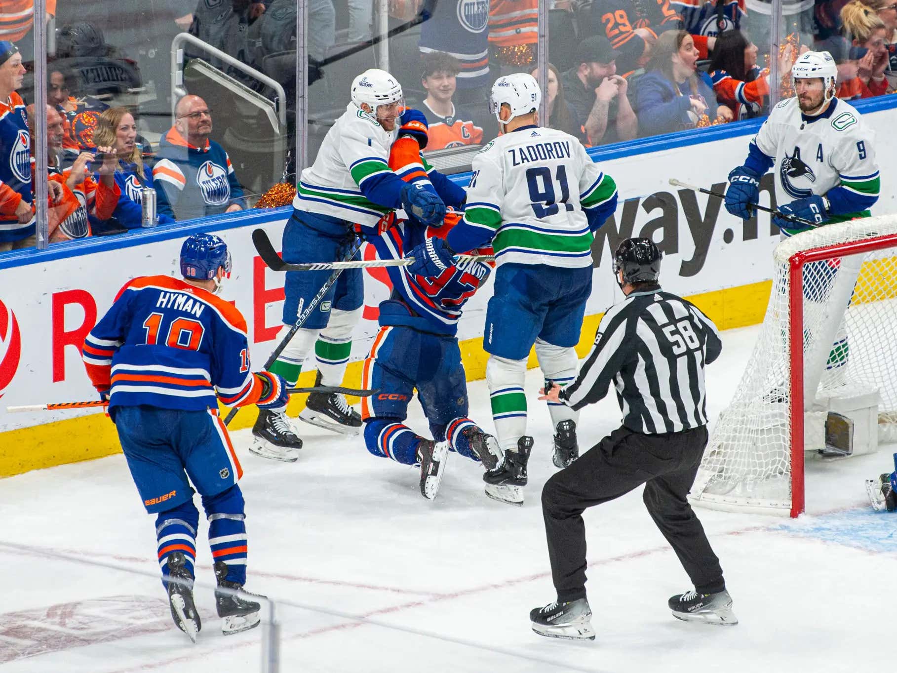 The Edmonton Oilers Are Cooked If McDavid Is Eating A Crosscheck To The ...