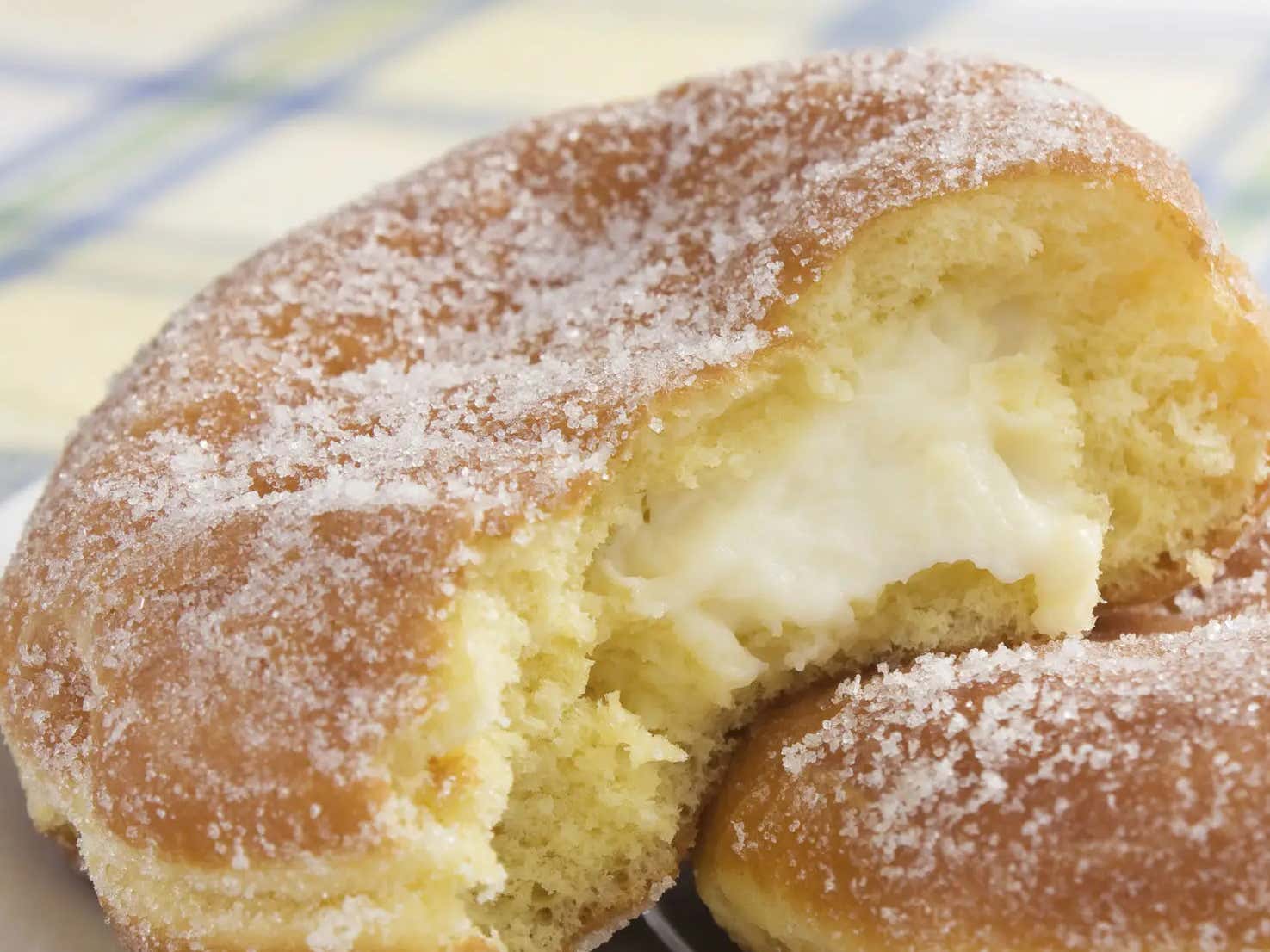 Things I Never Knew: The Cream Drips Out of The Donut Throughout The ...