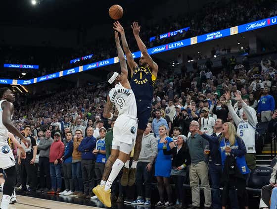 ANOTHER CLUTCH GAME WINNING SHOT FOR THE INDIANA PACERS BECAUSE THERE ...