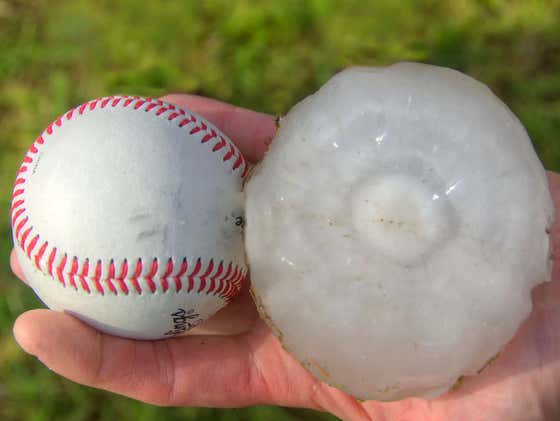 Terrifying Grapefruit-Sized Balls of Hail Rained Down in North Texas ...