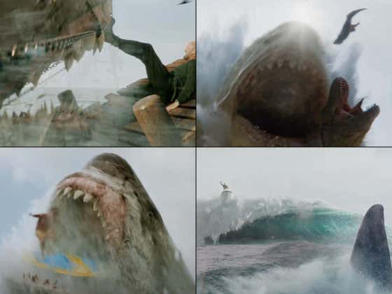 Giant Prehistoric Sharks, Dinosaurs, And Jason Statham - The Trailer ...