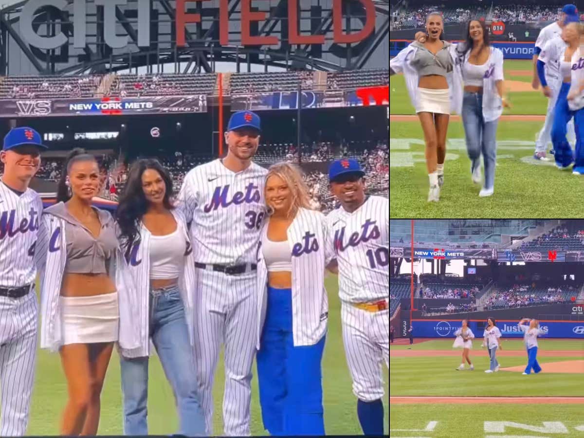 The Mets Trotted Out Flamethrowers Christen Harper, Brooks Nader, and ...