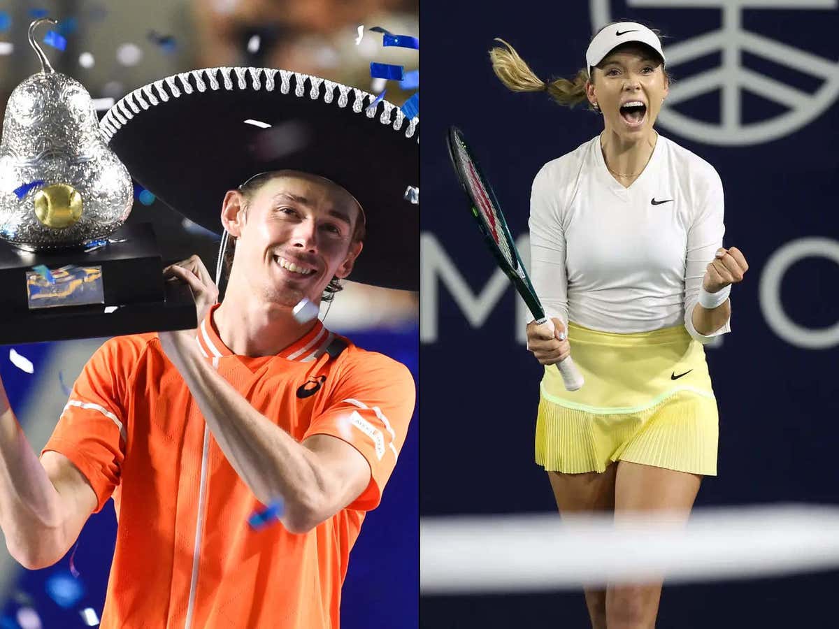 Tennis Power Couple: Alex de Minaur Wins Tournament In Mexico Saturday ...