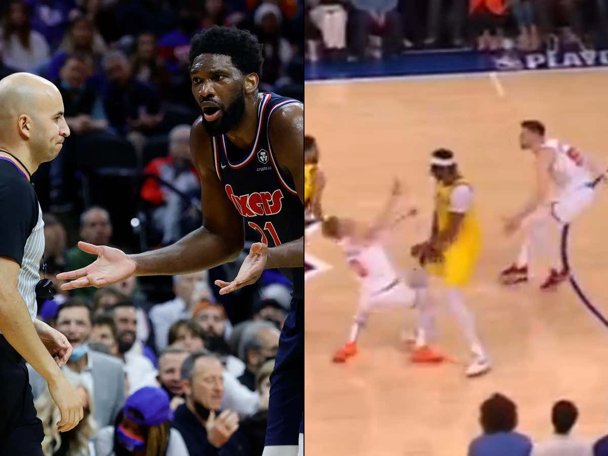 Joel Embiid Crying About Refs While Watching The Playoffs From A Couch ...