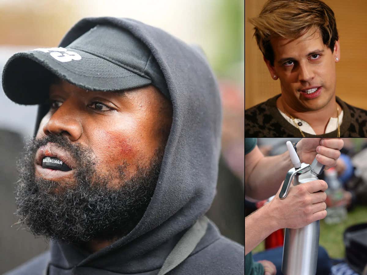 Kanye West Ex-Chief of Staff Milo Yiannopoulos Claims Kanye is Severely Addicted to Nitrous, All ...