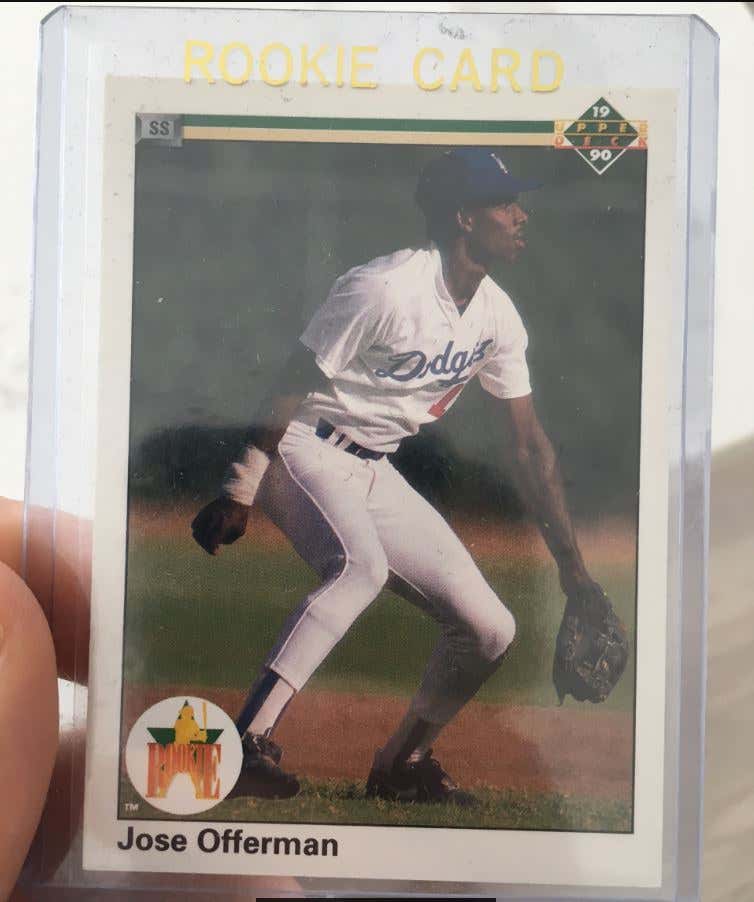 Shoutout To Whoever Gave Me A Jose Offerman Rookie Card Leaving The Bar ...