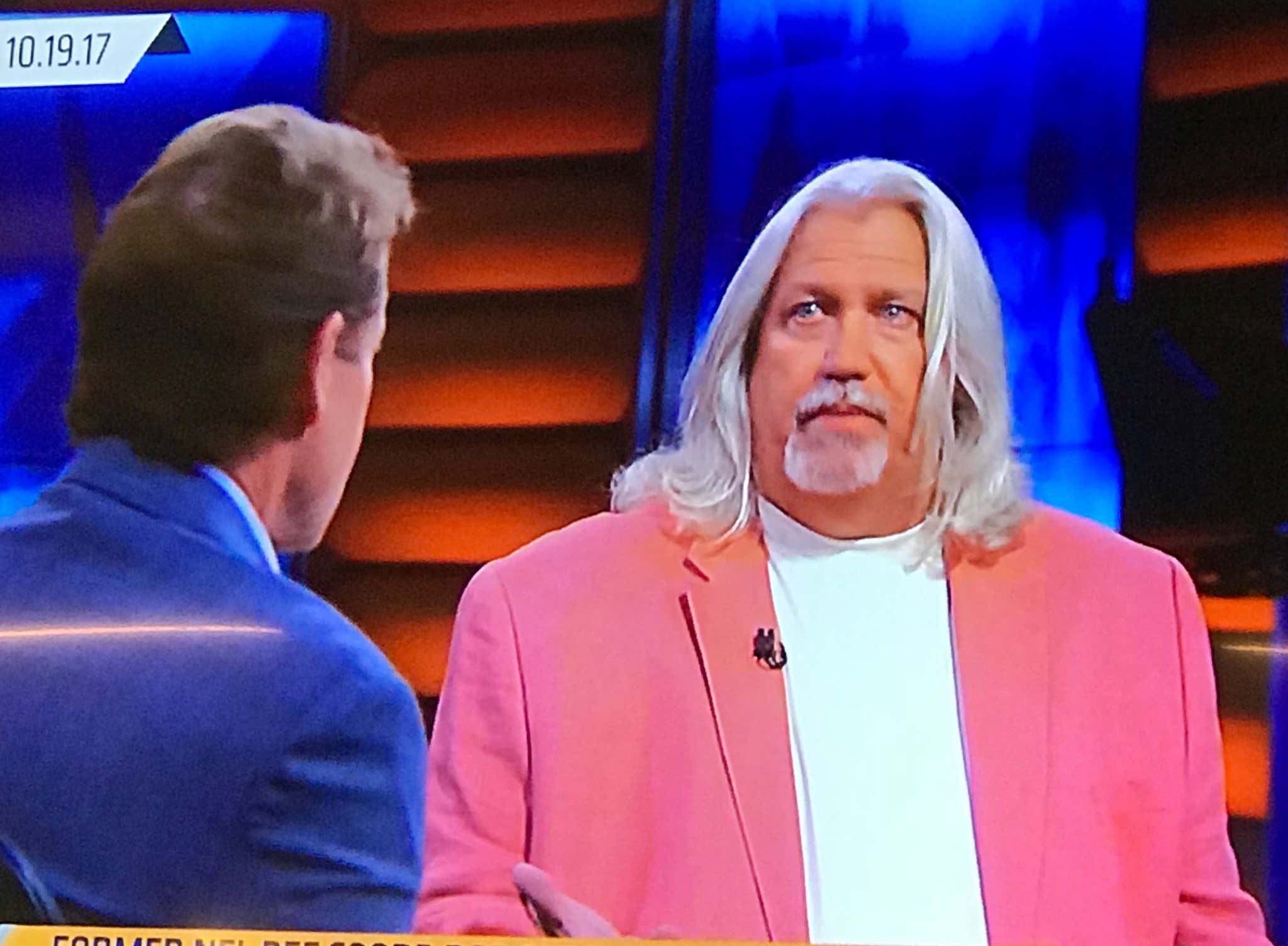 Rob Ryan Looks Like A Tall Glass Of Water With His Flowing Silver Locks ...