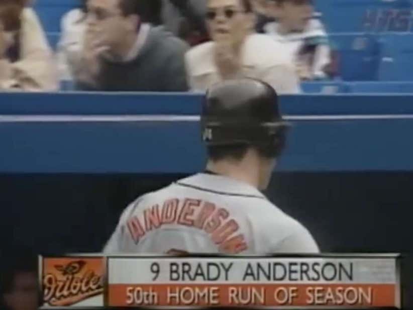 Wake Up With Brady Anderson Hitting His 50th Home Run Of The Season ...