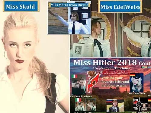 Russia Based Beauty Pageant 'Miss Hitler 2018' Has Been Cancelled ...