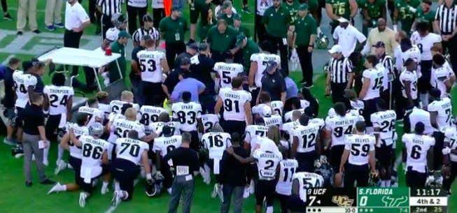UCF QB McKenzie Milton Suffers Brutal Leg Injury | Barstool Bets