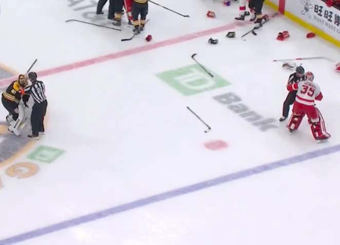 Why In The World Were Tuukka Rask And Jimmy Howard Not Allowed To Fight ...