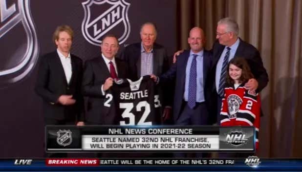 The NHL Has Officially Named Seattle As The 32nd NHL Franchise And ...
