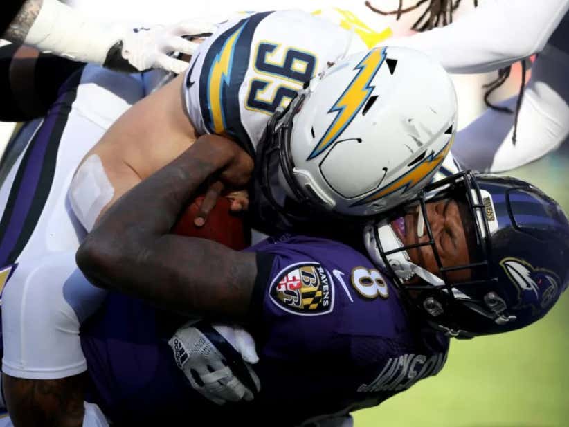Ravens Fall Short Against The Chargers 23-17 | Barstool Sports