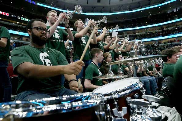 The Michigan State Band Had To Take A 10 Hour Bus Ride To The Final ...