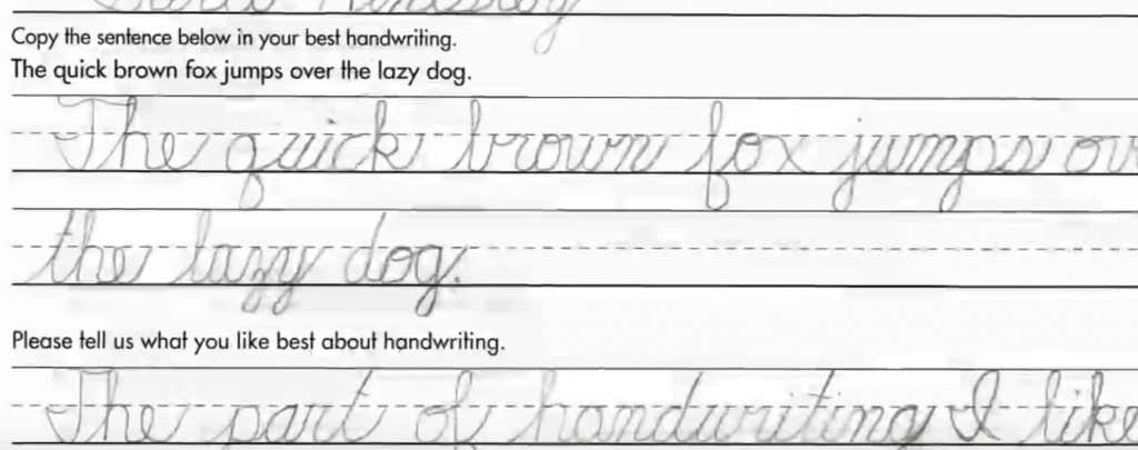 10 Year Old Girl Wins National Handwriting Contest Despite Not Having ...