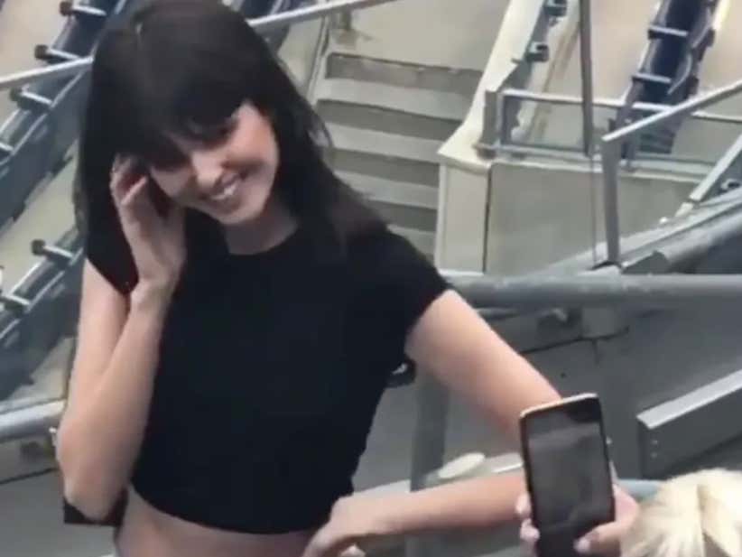 The World's Number One Yankees Fan Graced Us With Her Presence At Today ...