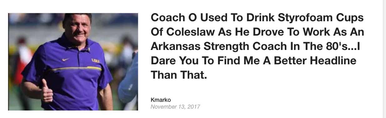 Coach O Fields A Question On "Creampuff Games" In THE Most Coach O Way ...