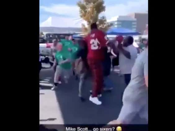 Embarrassing Philadelphia Fans Tried (Key Word) To Fight Philadelphia ...