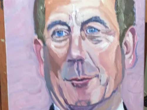 George W Bush Painted A Portrait of John Boehner And People Are Nutting ...